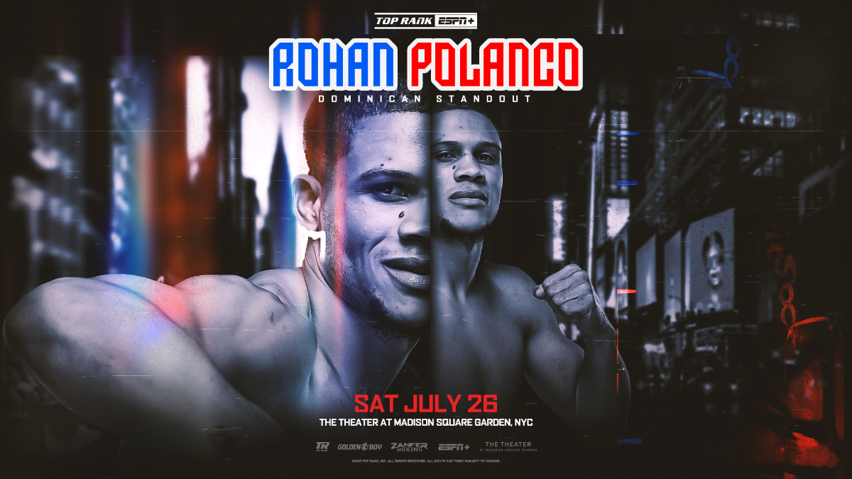 Rising Dominican Star Rohan Polanco Set for July 26 Bout at Madison ...